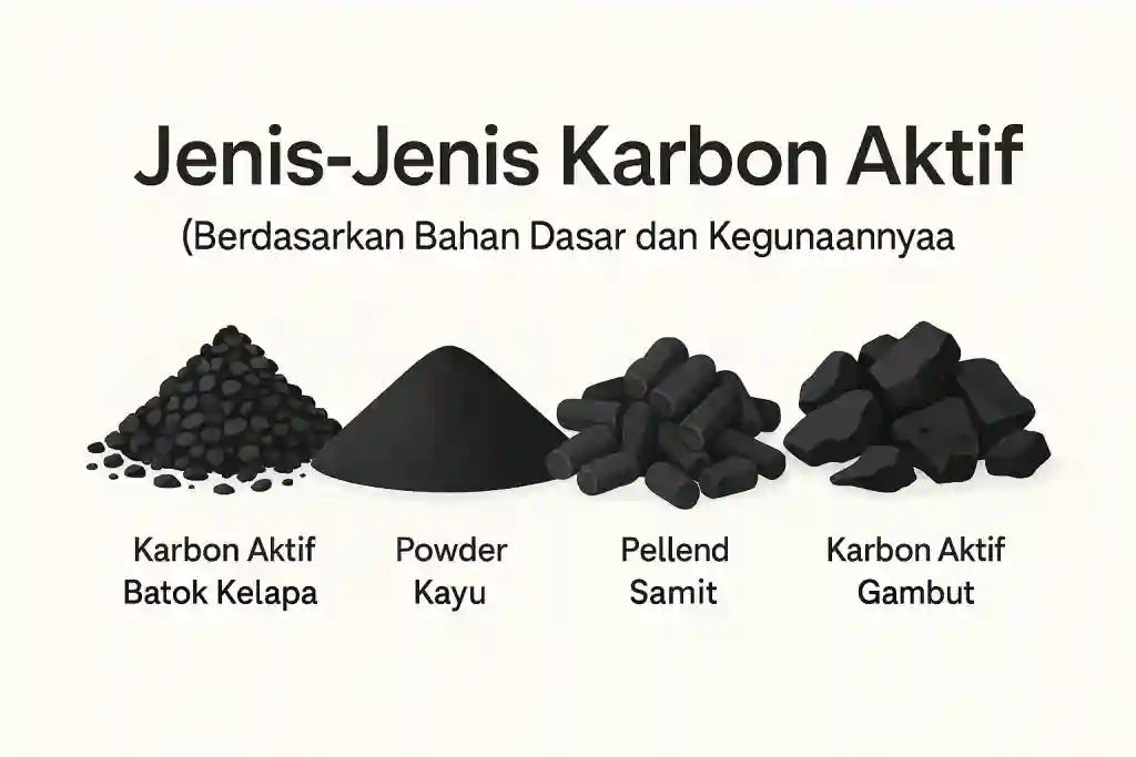 Jenis-Jenis Karbon Aktif Berdasarkan Bahan Dasar dan Kegunaannya ...